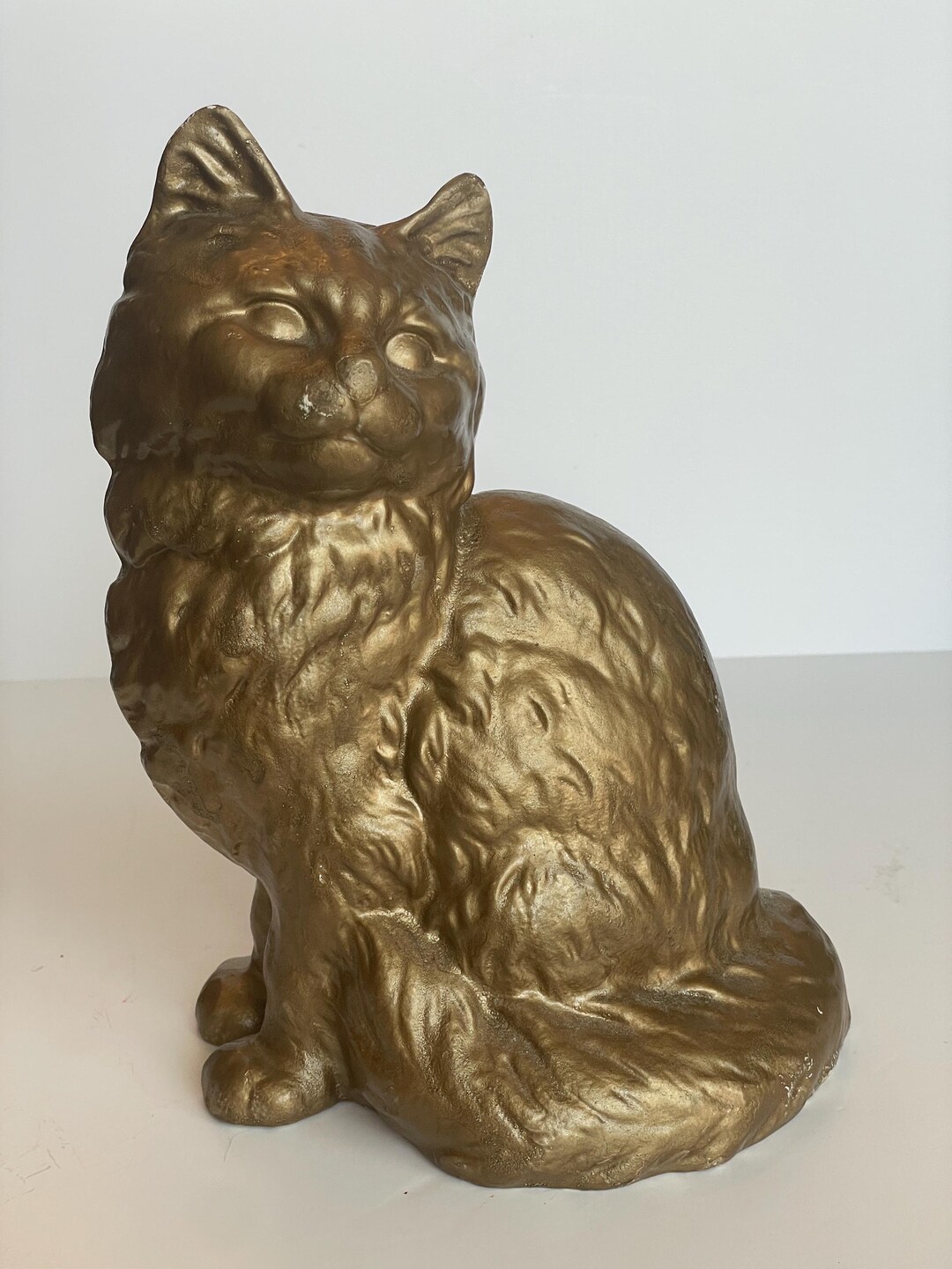 Vintage Hubley Cast Iron Cat Door Stop Door Porter, 1940's Sitting ...
