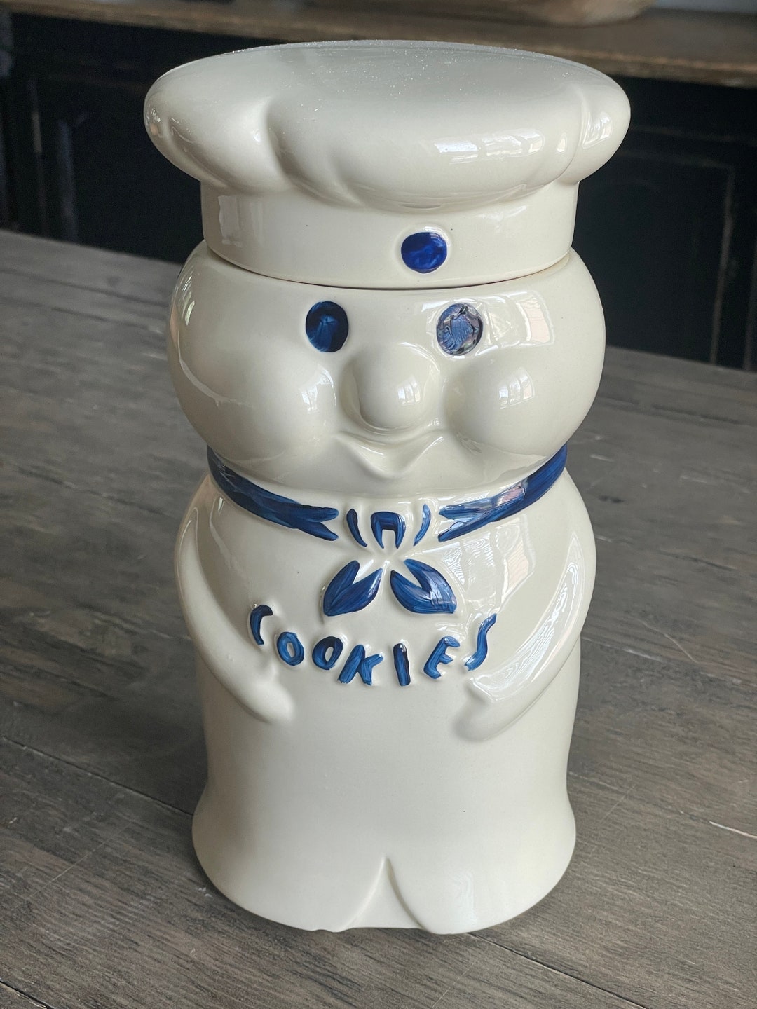 Vintage 1973 Pillsbury Doughboy Cookie Jar - Etsy
