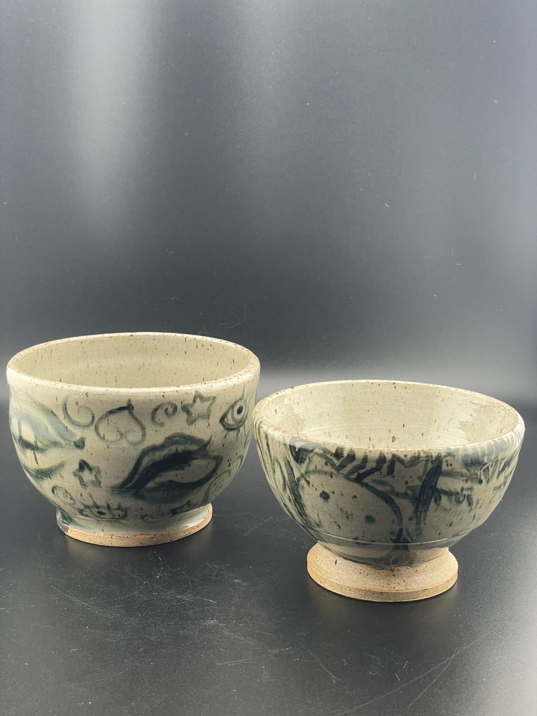 Graffiti Style Pottery Bowls - Etsy