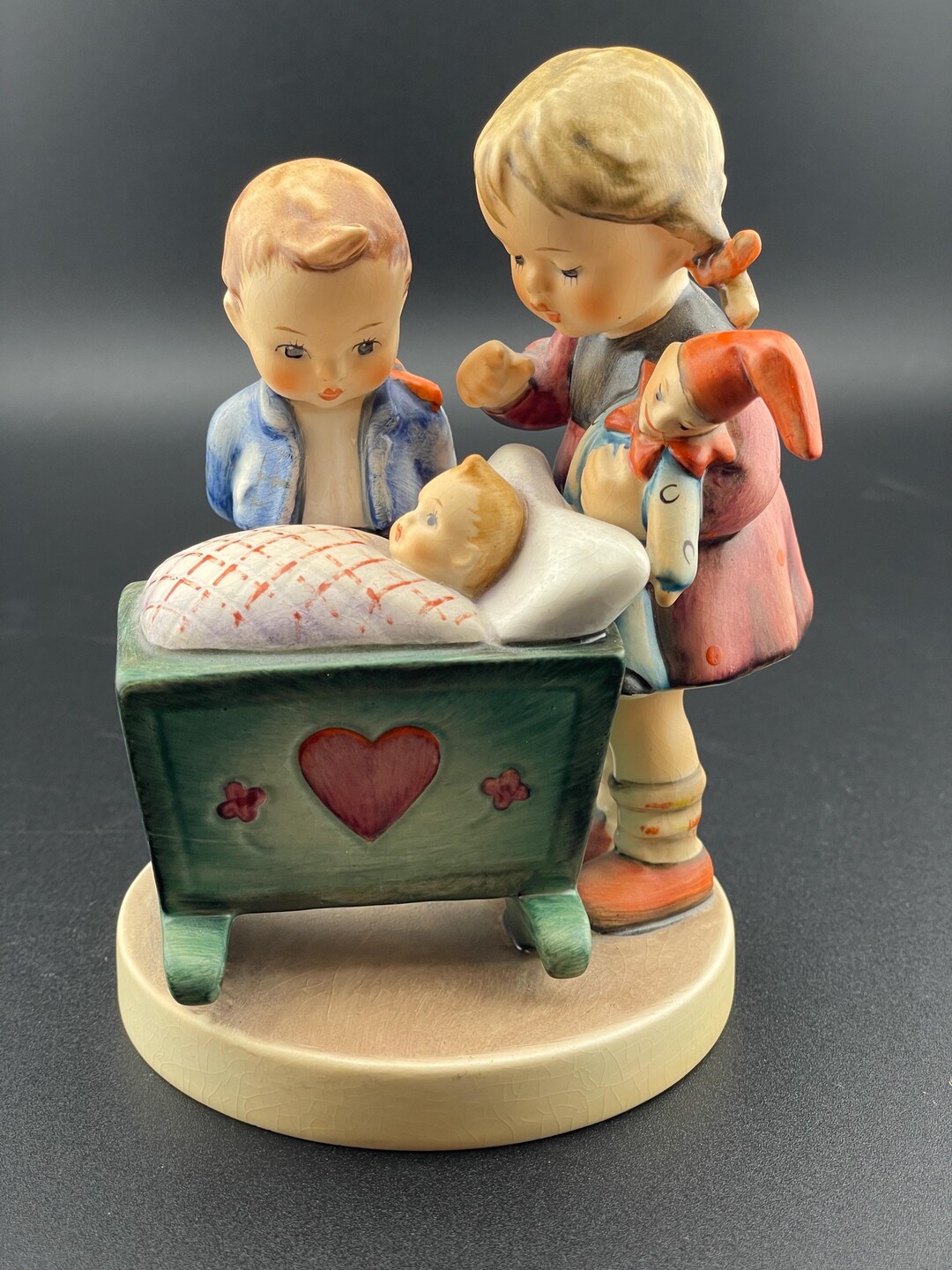 Vintage Goebel Hummel Porcelain Figurine Blessed Event 333 1955 W ...