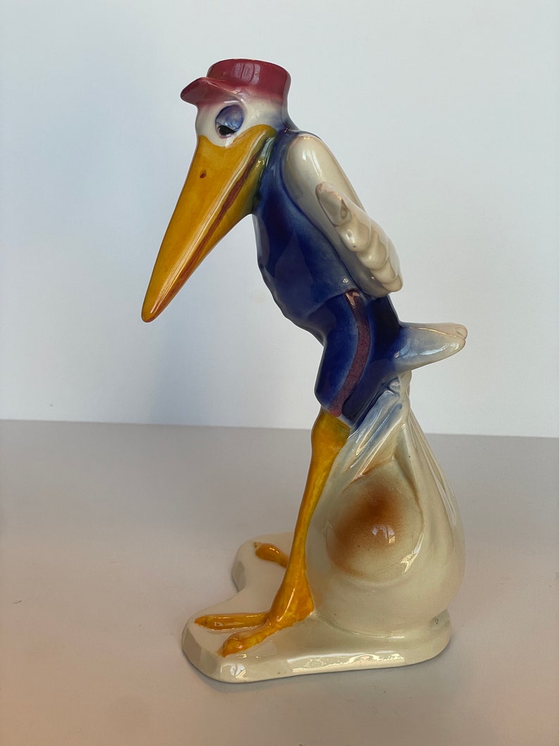 VERY RARE DISNEY Dumbo Mr. Stork Ceramic Figurine by Vernon Kilns - Etsy