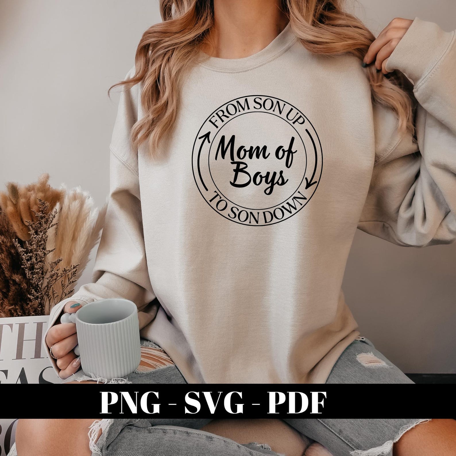 Boy Mama SVG, Mom of Boys Shirt Design (digital Download) - Etsy