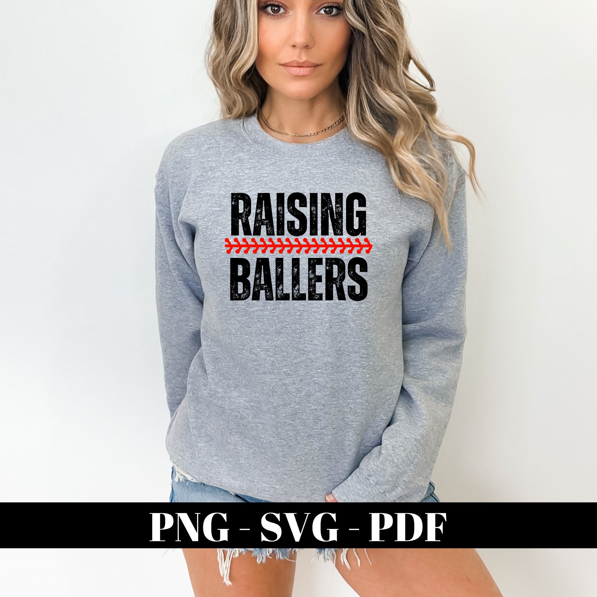 Raising Ballers Baseball Design, Game Day SVG PNG PDF - Etsy