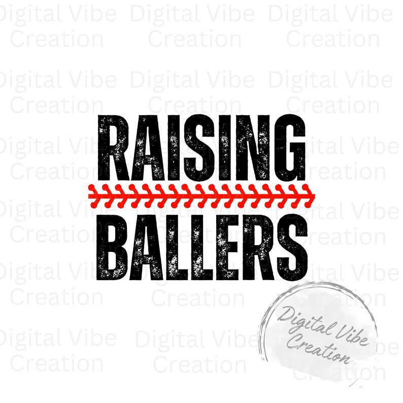 Raising Ballers Baseball Design, Game Day SVG PNG PDF - Etsy