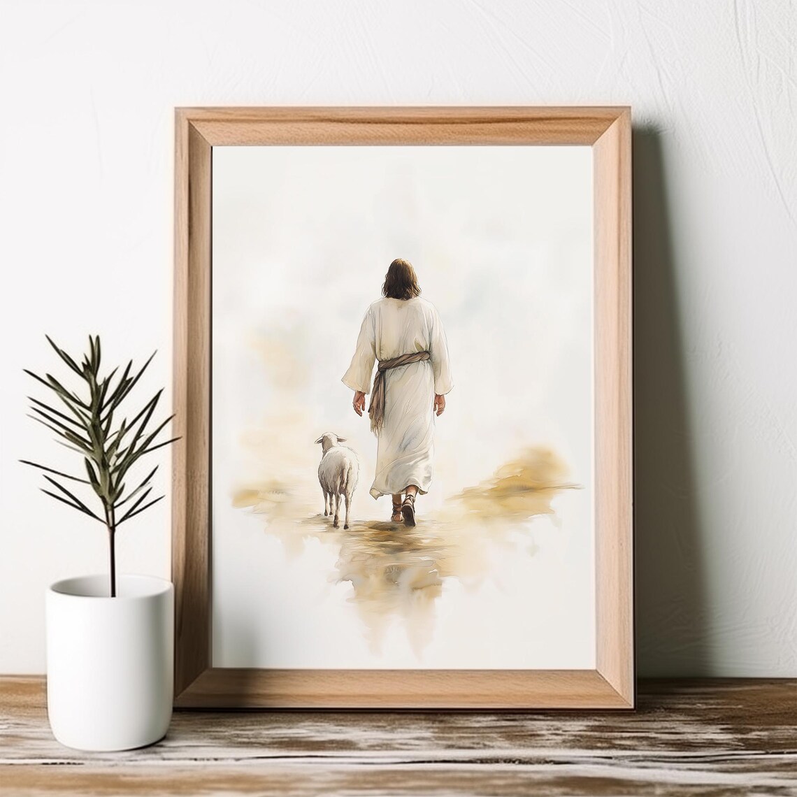 Jesus and the Lost Sheep | Printable Art | Digital Download | Digital ...