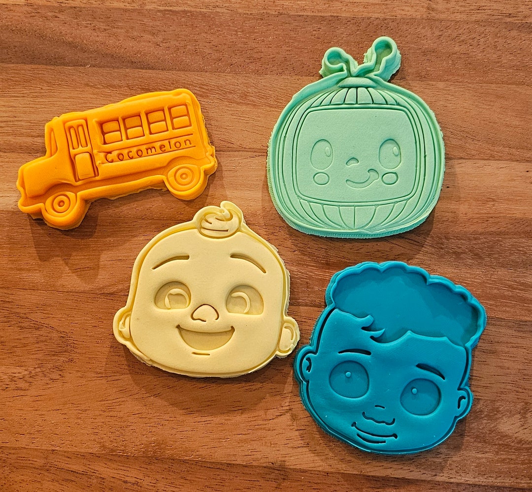Cocomelon Cookie Cutter With Embosser Stamps - Etsy Australia