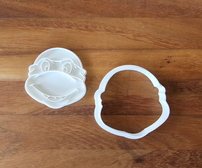 TMNT Teenage Mutant Ninja Turtles Cookie Cutter With Embosser Stamps ...