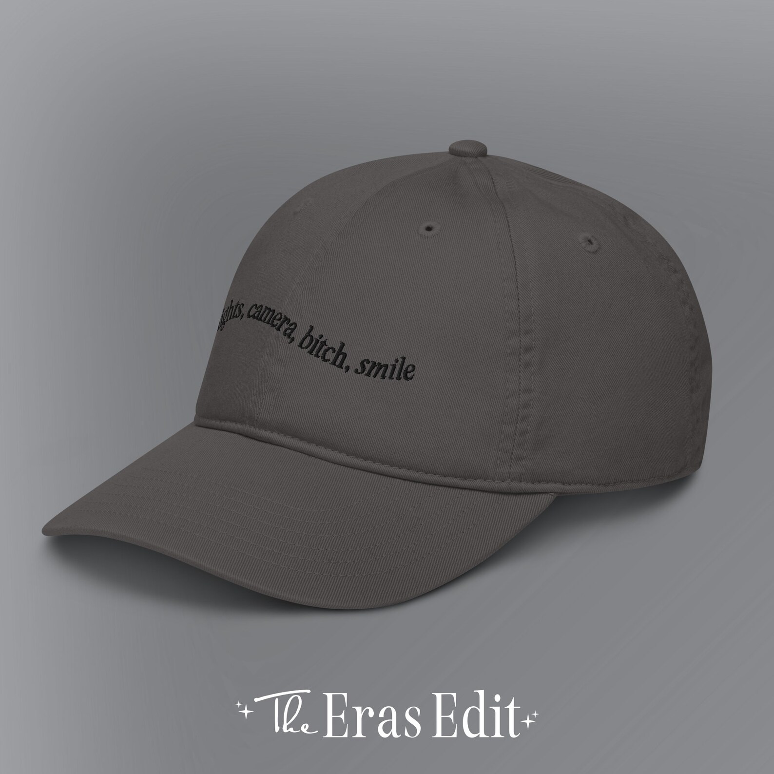 TTPD Lights, Camera, B***h, Smile Organic Dad Hat - Etsy