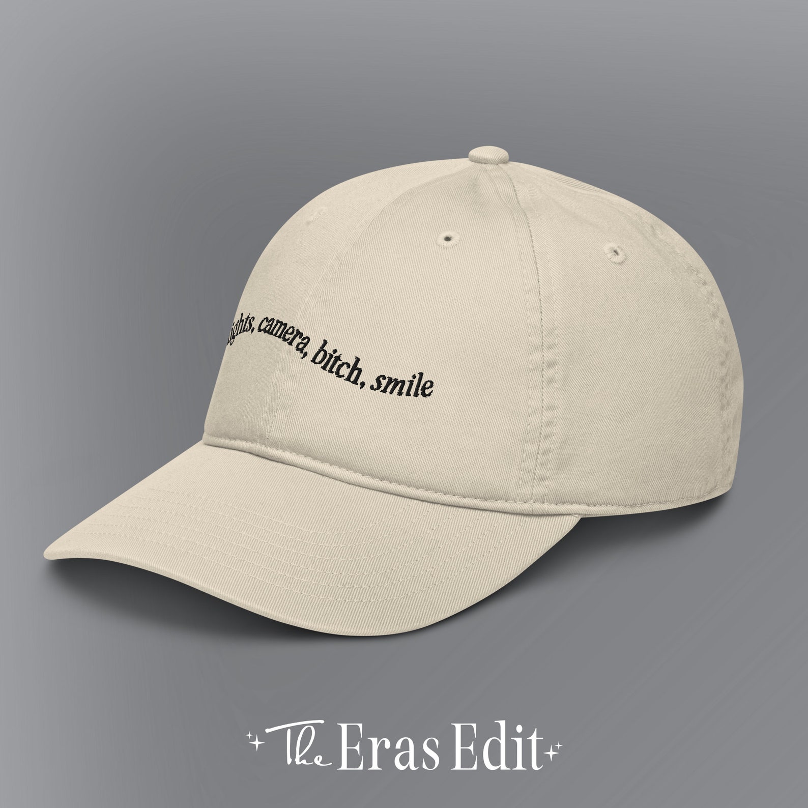 TTPD Lights, Camera, B***h, Smile Organic Dad Hat - Etsy