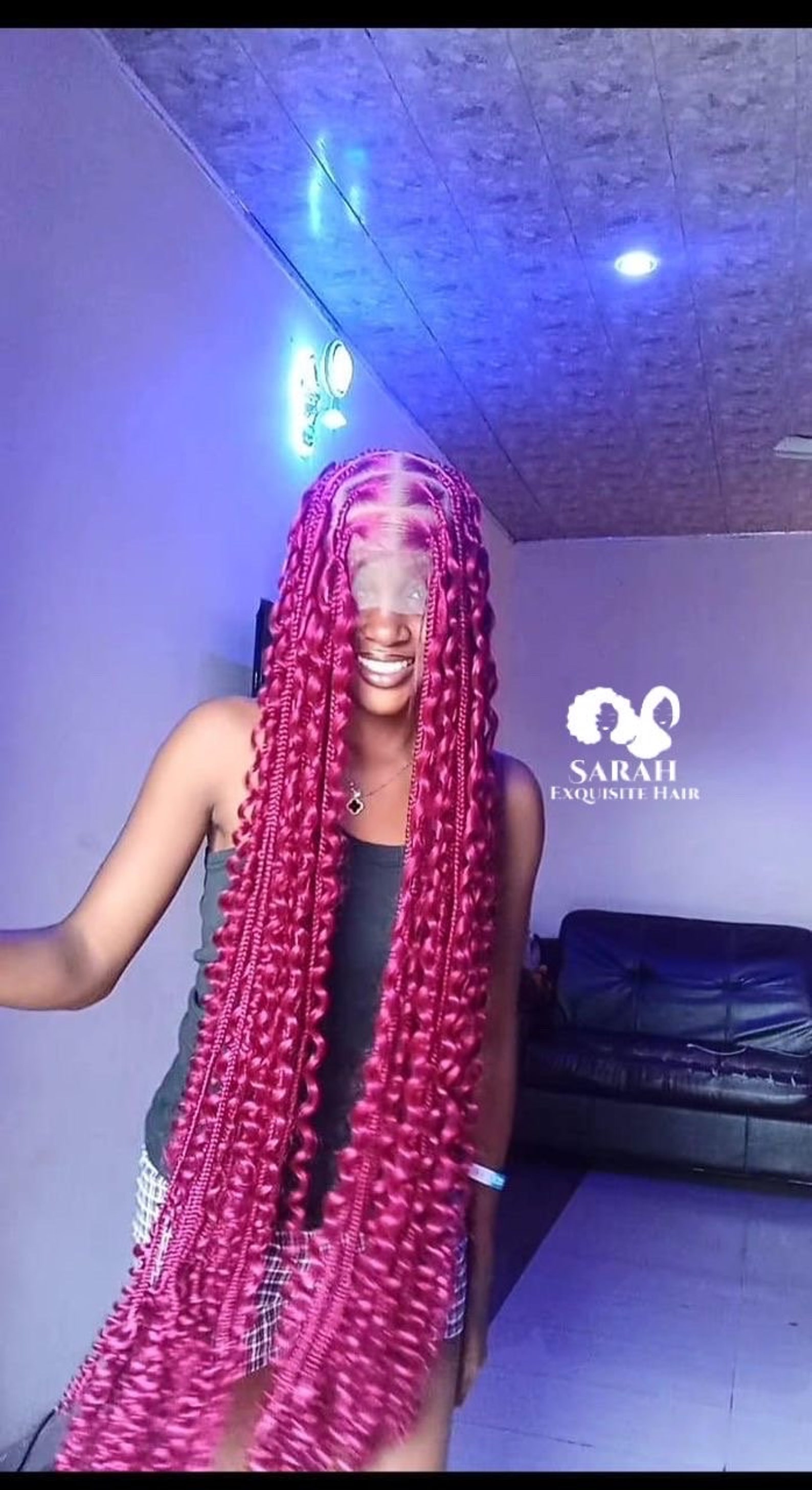 Cornrows Twist, Trending Braids, Red Color Wig for Black Women ...
