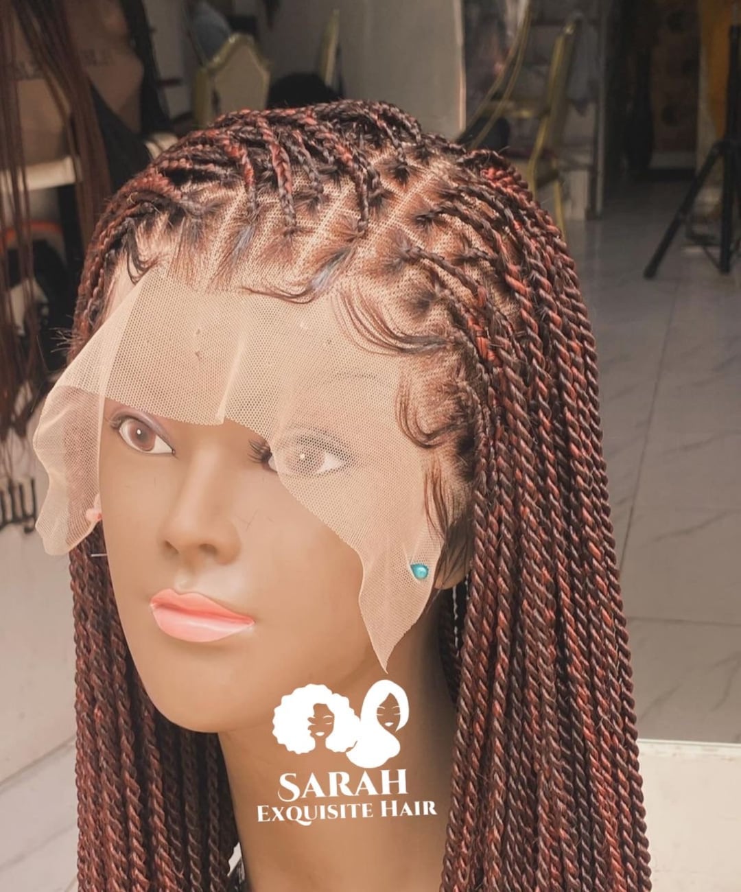 Twisting Braided Wig for Black Women Protective Hairstyles Wig ...
