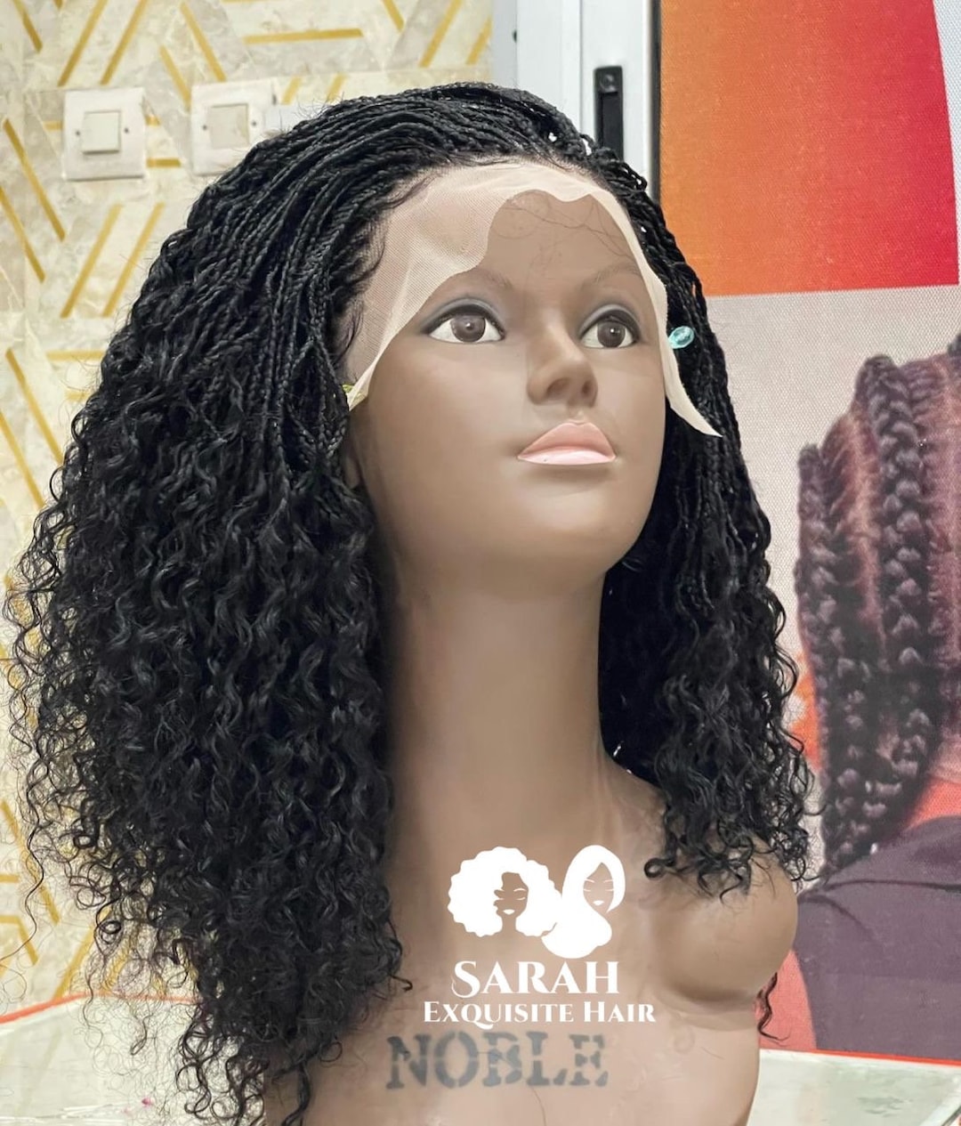 Boho Braided Wig, Trending Hairstyles, Short Braided Wig Boho Braids ...