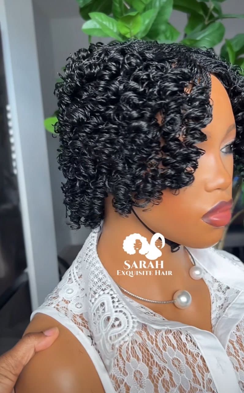 Pixie Twist Braided Wig: Ready to Wear Micro Twists - Etsy