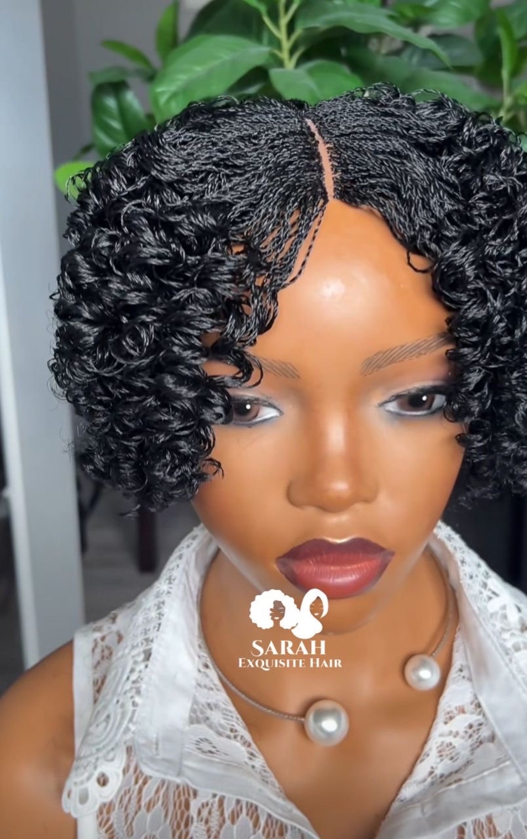 Pixie Twist Braided Wig: Ready to Wear Micro Twists - Etsy