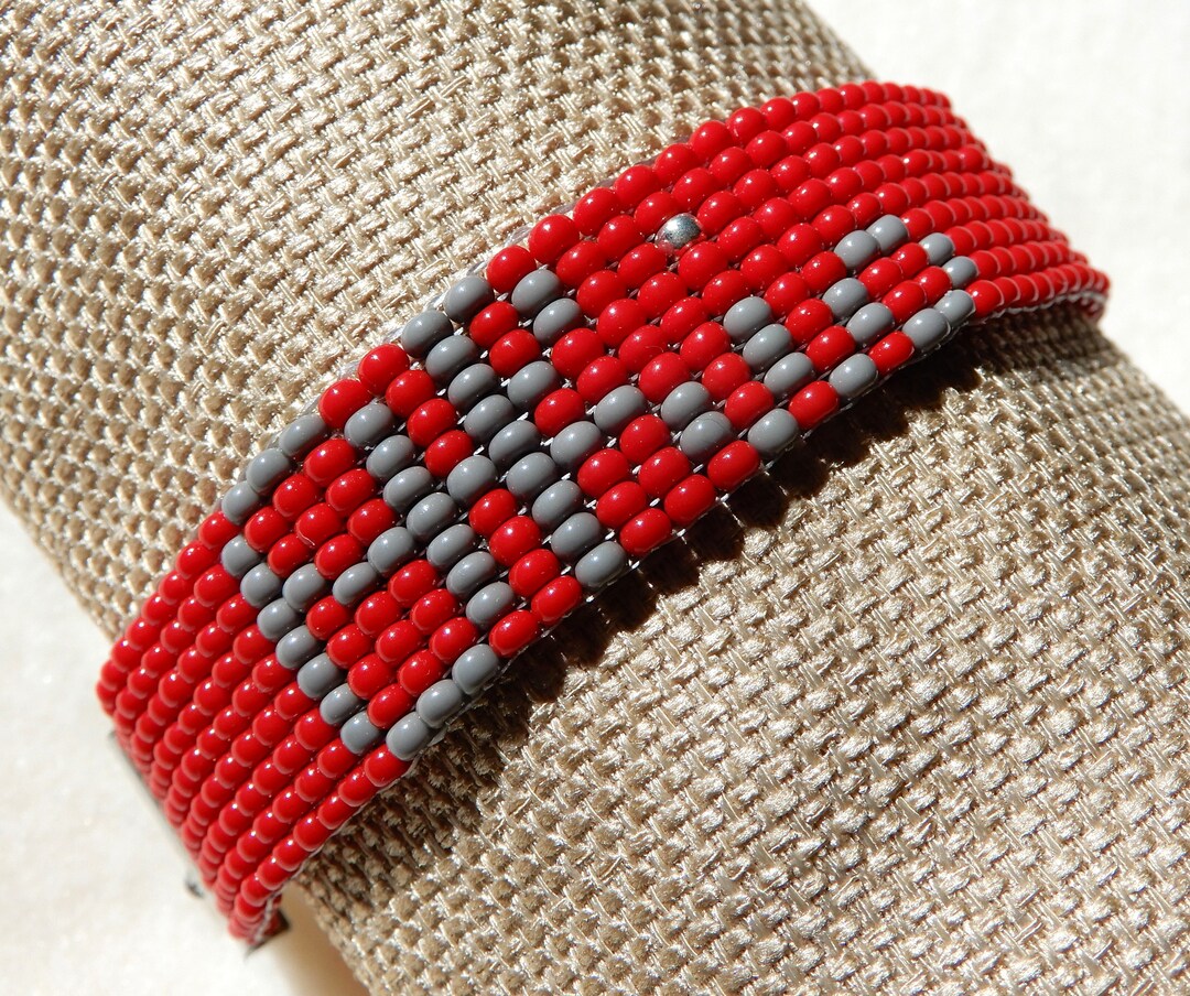 Ohio State Buckeyes Marching Band Bead Bracelet, Adjustable Length - Etsy