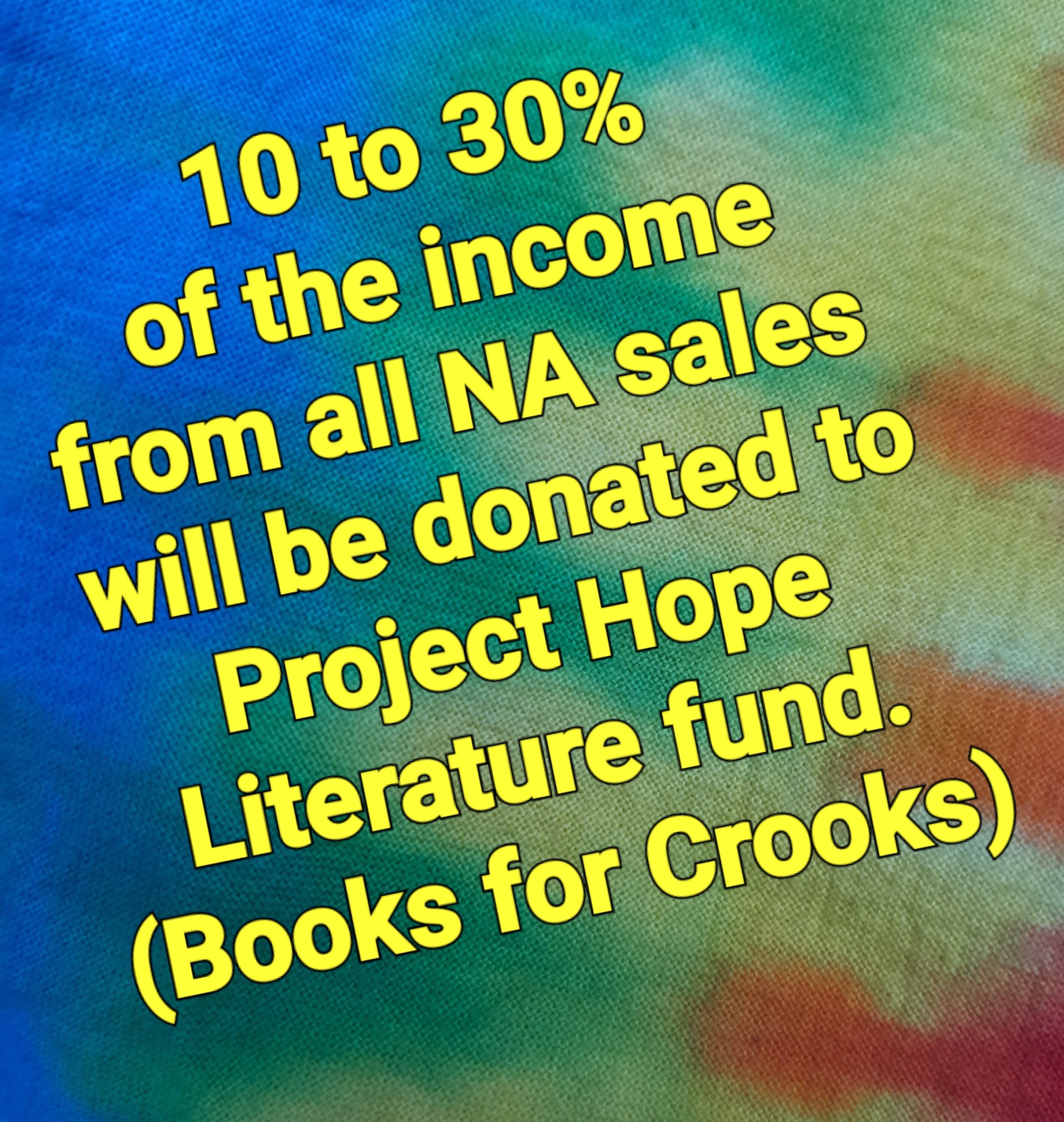 Narcotics Anonymous Set of Two Peace Sign Logos Aand 2 Small NA ...