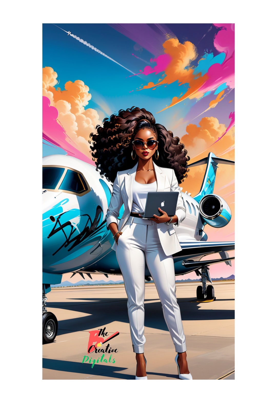 Boss Black Queen Art - Stylish Office Decor - Black Woman Decor - Woman ...