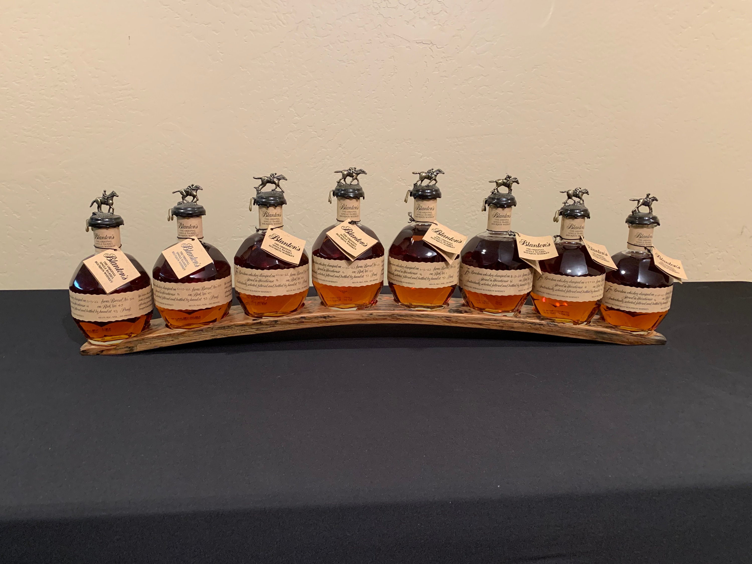 Blantons Display Blantons Bottle Display Blantons Stopper Display Blantons Barrel Stave Display