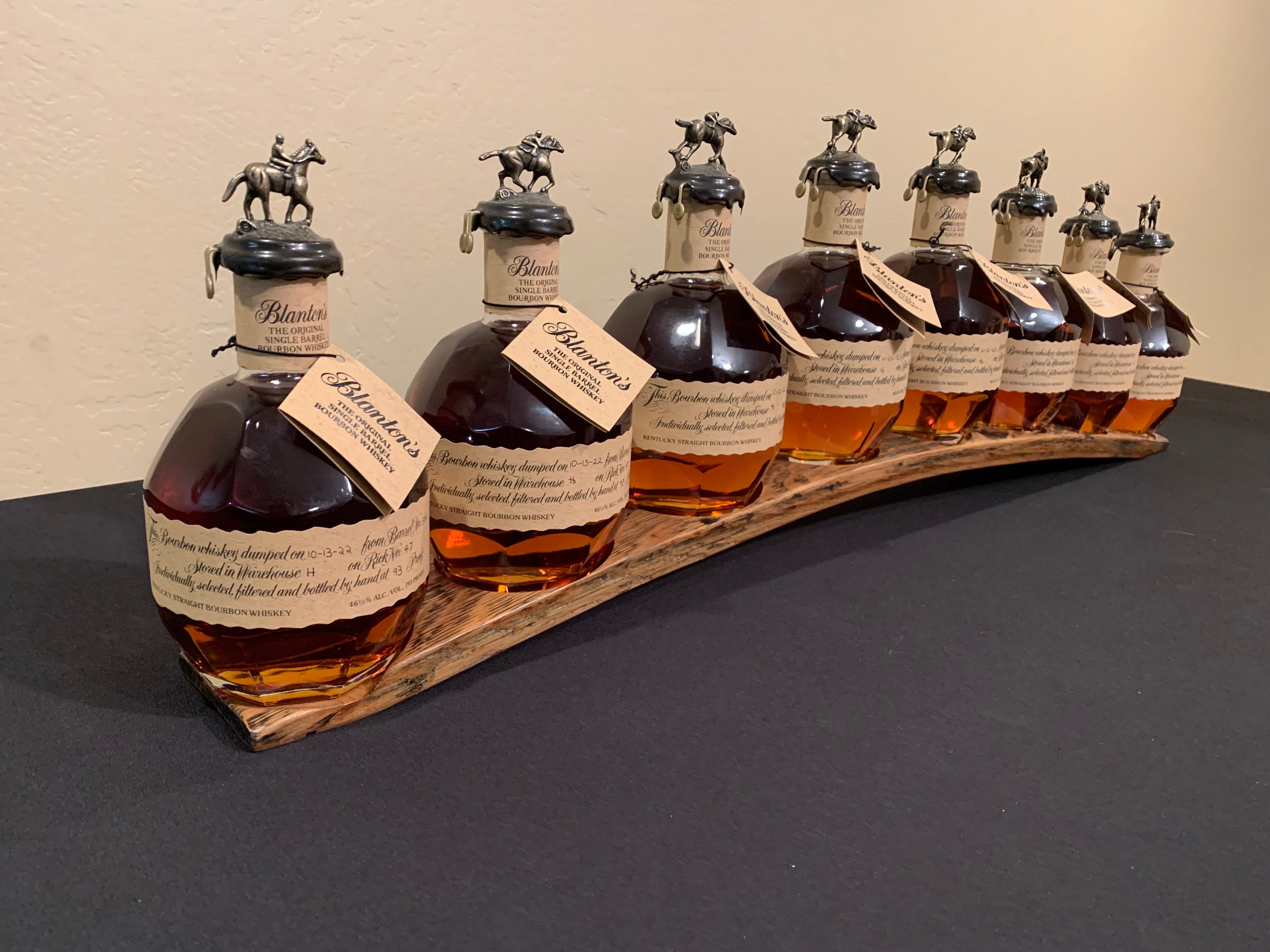 Blantons Display Blantons Bottle Display Blantons Stopper Display Blantons Barrel Stave Display