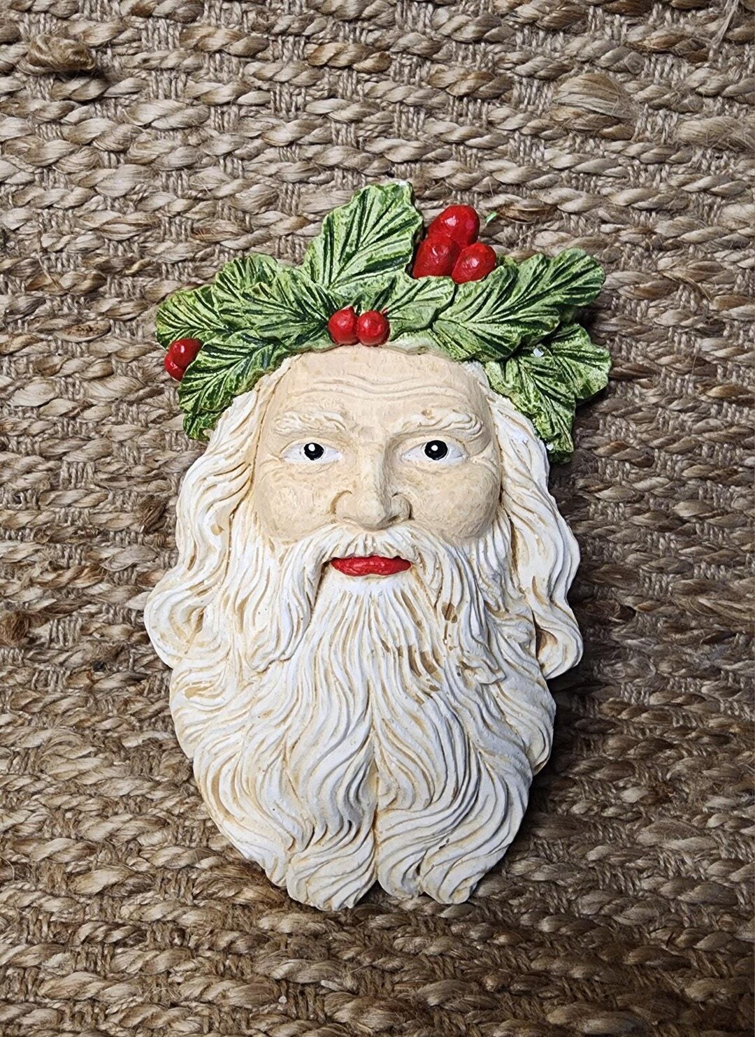 Vintage Old World St. Nick Santa Wall Hanging the House of Llyod ...