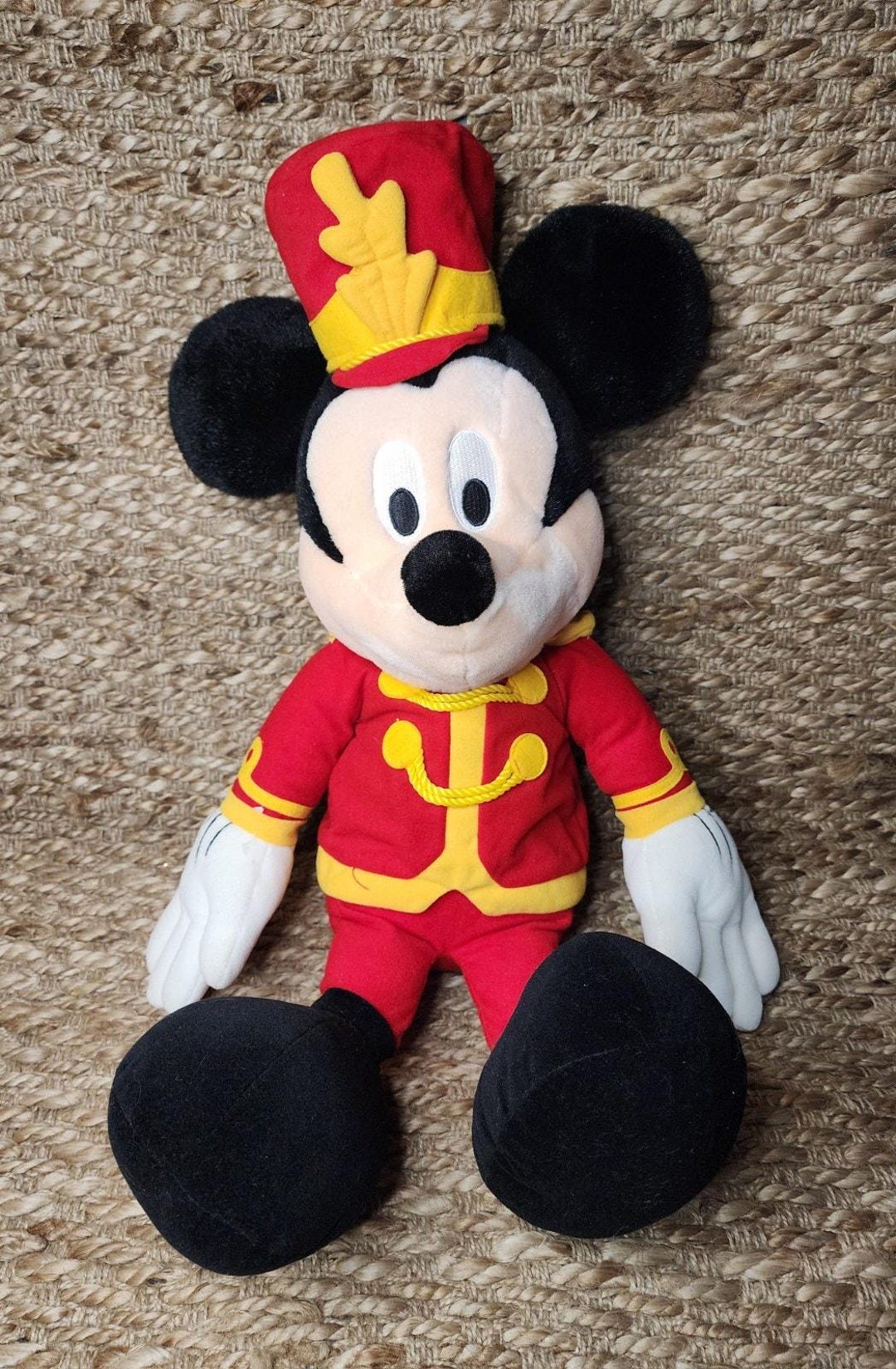 Vintage DISNEY Mickey Mouse Plush Band Music Conductor MACY'S Stuffed ...