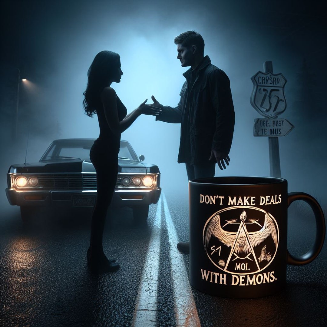 Supernatural Mug Deals With Demons 11oz, 15oz - Etsy