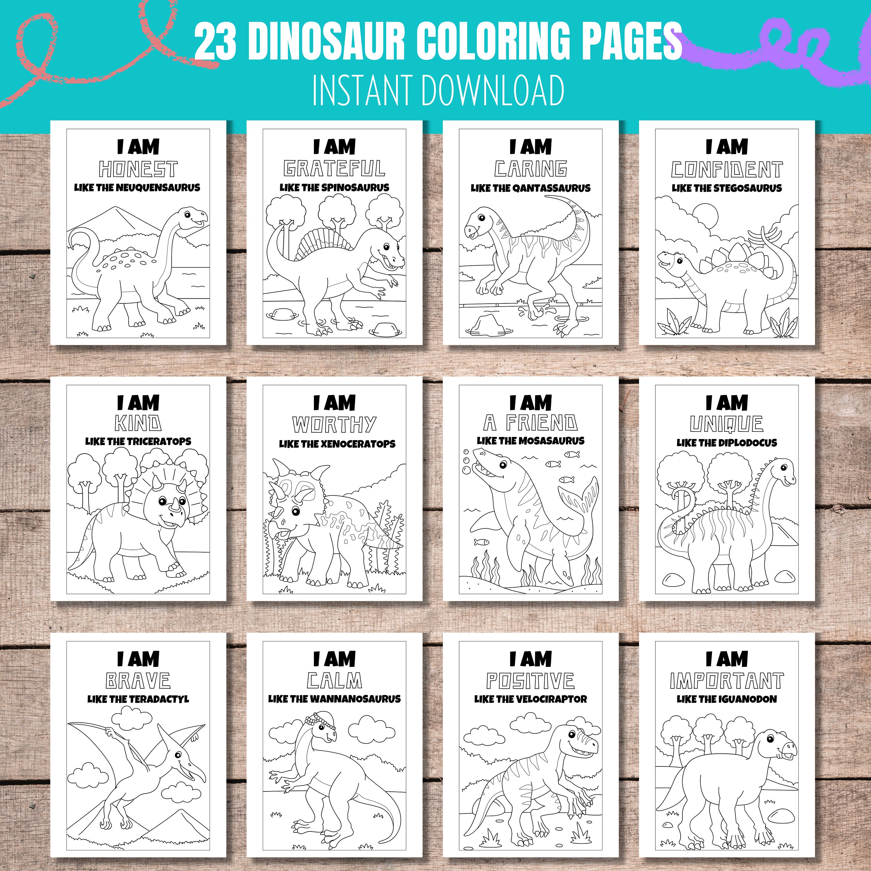 69 Easy Coloring Pages for Kids BUNDLE, Toddlers Coloring Book, Simple ...