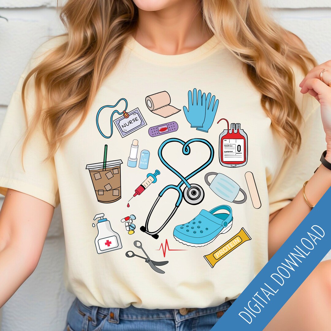 Nurse PNG, Nurse Sublimation Design Downloads, Nurse Sublimation Design ...