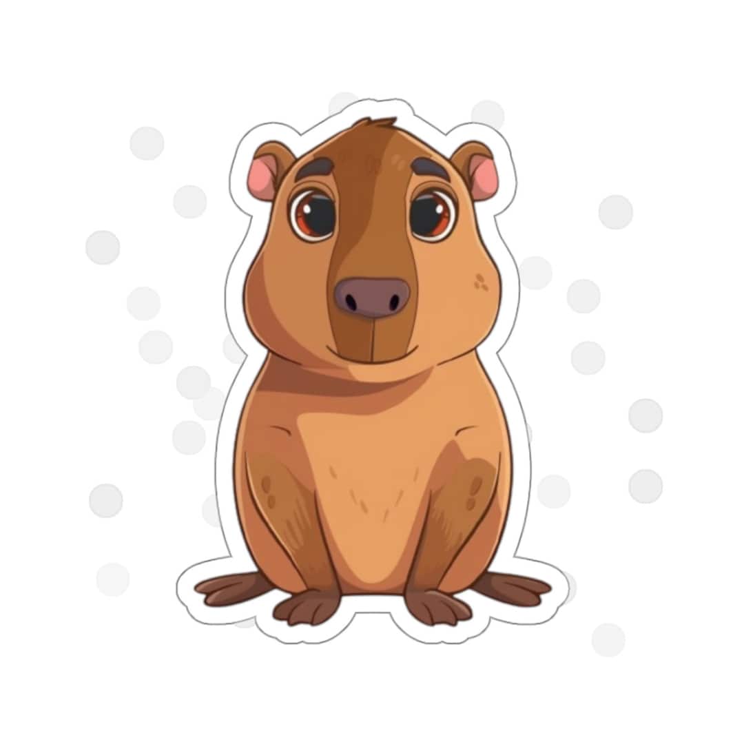 Capybara Sticker,capybara,capybara Gift,capybara Lover Gift,funny ...