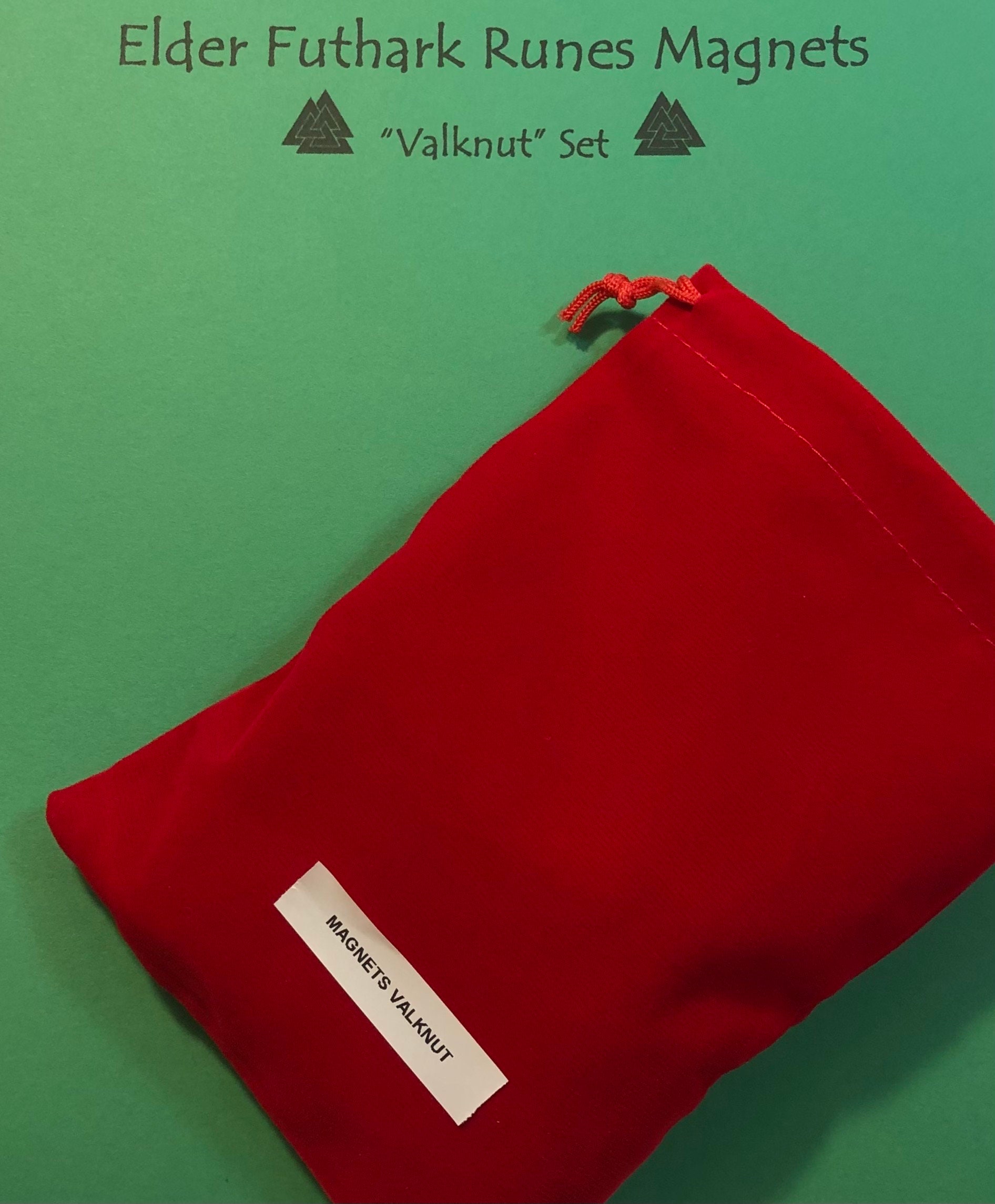 Elder Futhark Runes Magnets, 24 Pieces Viking and Norse Mythology ...