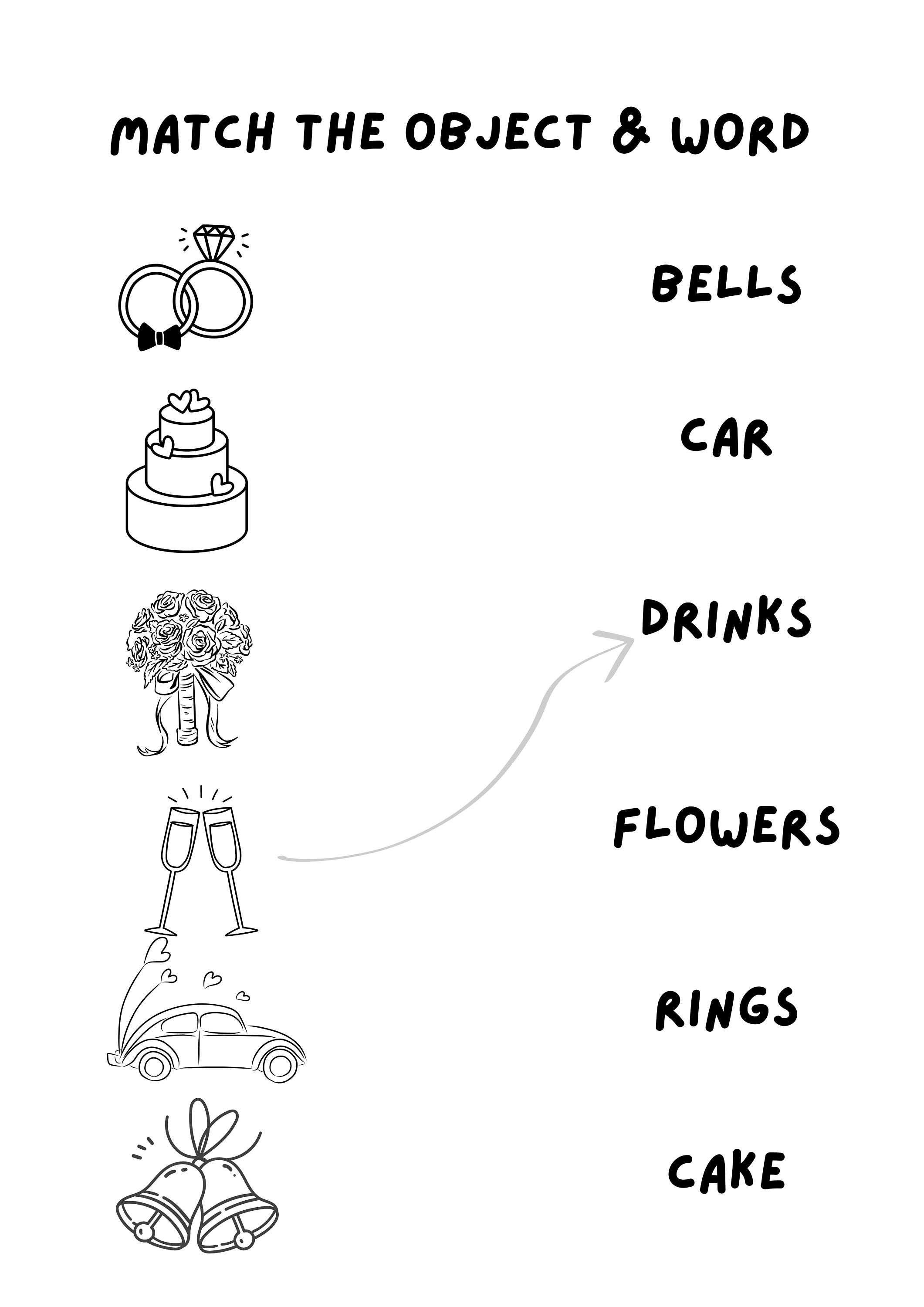 Wedding Themed Activity Sheets for Kids, Editable Canva Template - Etsy