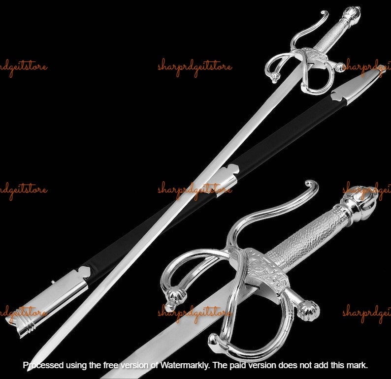 Medieval Rapier Sword, Legend of Zoro, Replica Sword, Cosplay Sword ...