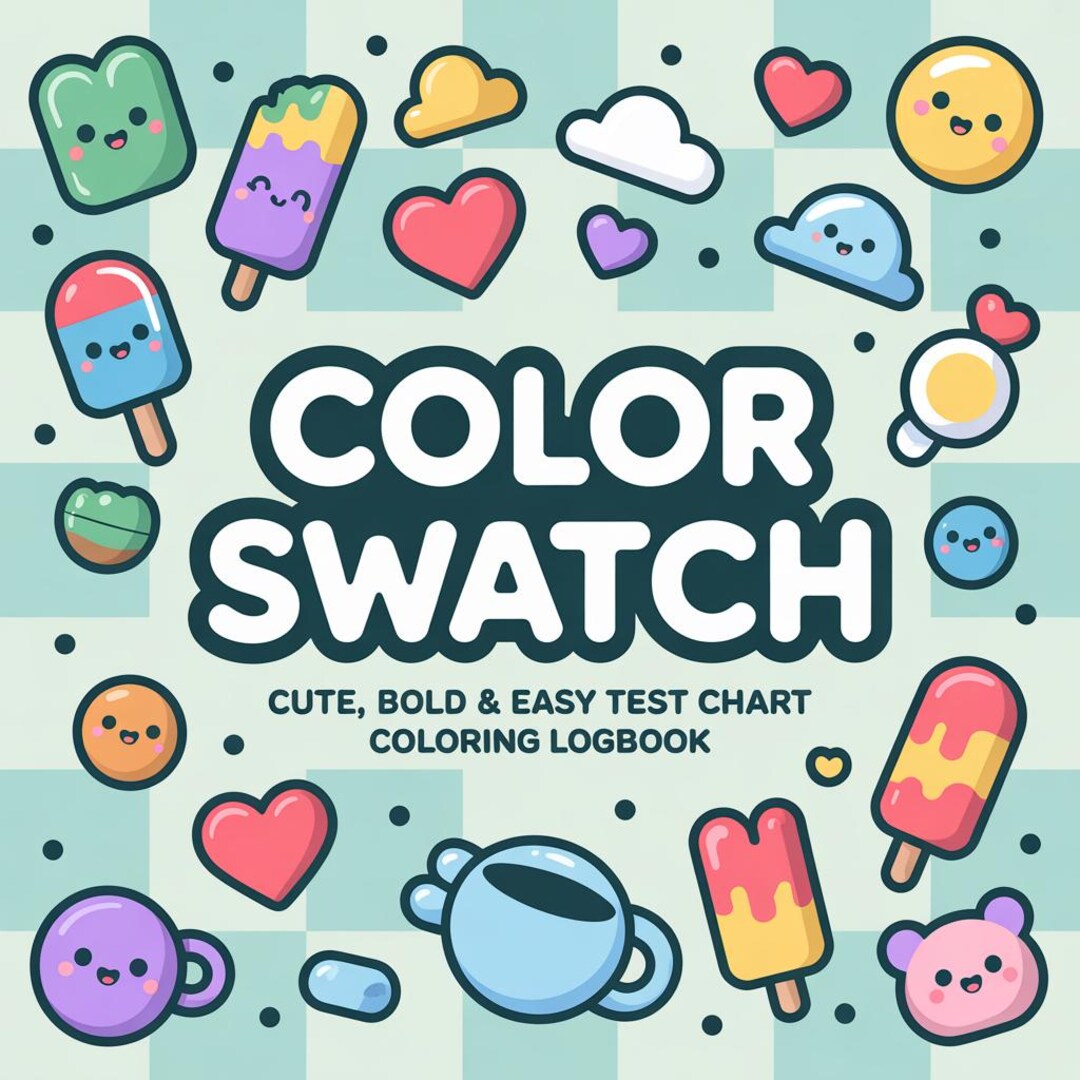 Blank Color Swatch Charts, Instant Download Printable Digital PDF ...