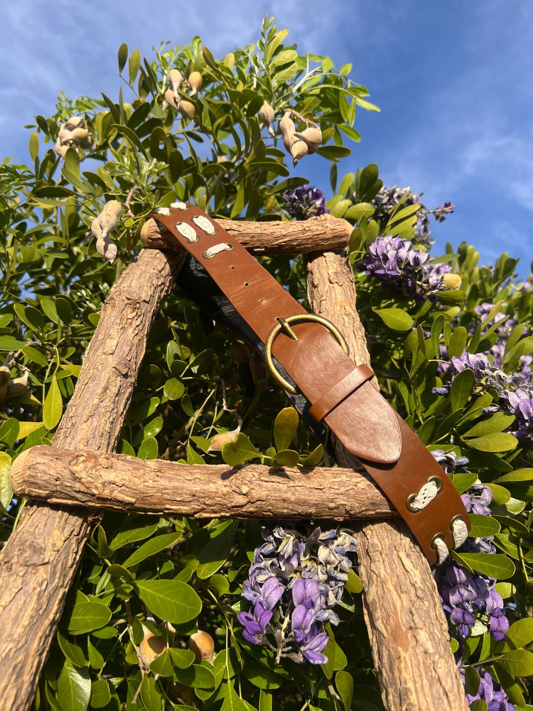 Brown Lace Belt | Boho Cottagecore Fairy Belt | 70s Style Brown Belt ...