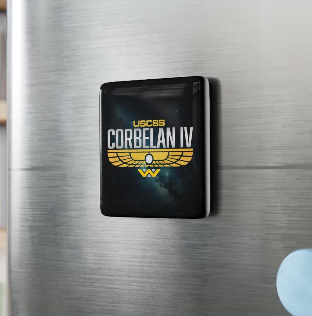 USCSS Corbelan IV Alien Movie Porcelain Magnet With Starfield - Etsy