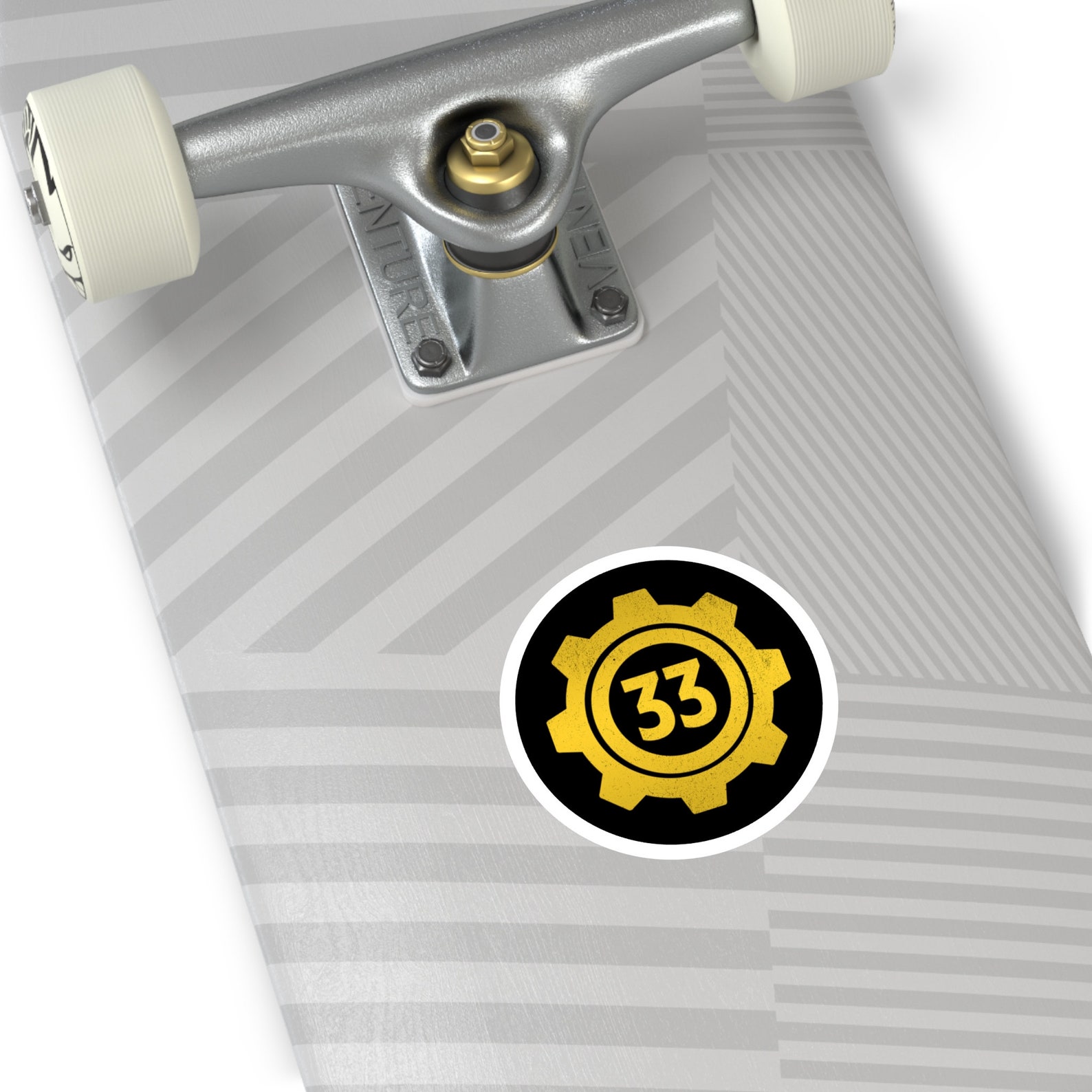 Vault 33 Vault Tec Fallout Sticker - Etsy