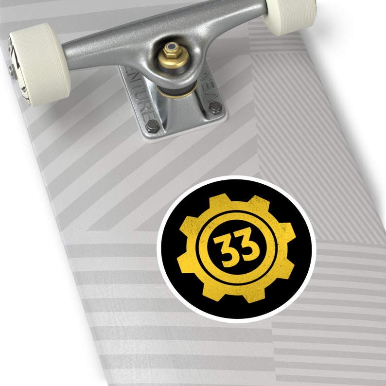 Vault 33 Vault Tec Fallout Sticker - Etsy
