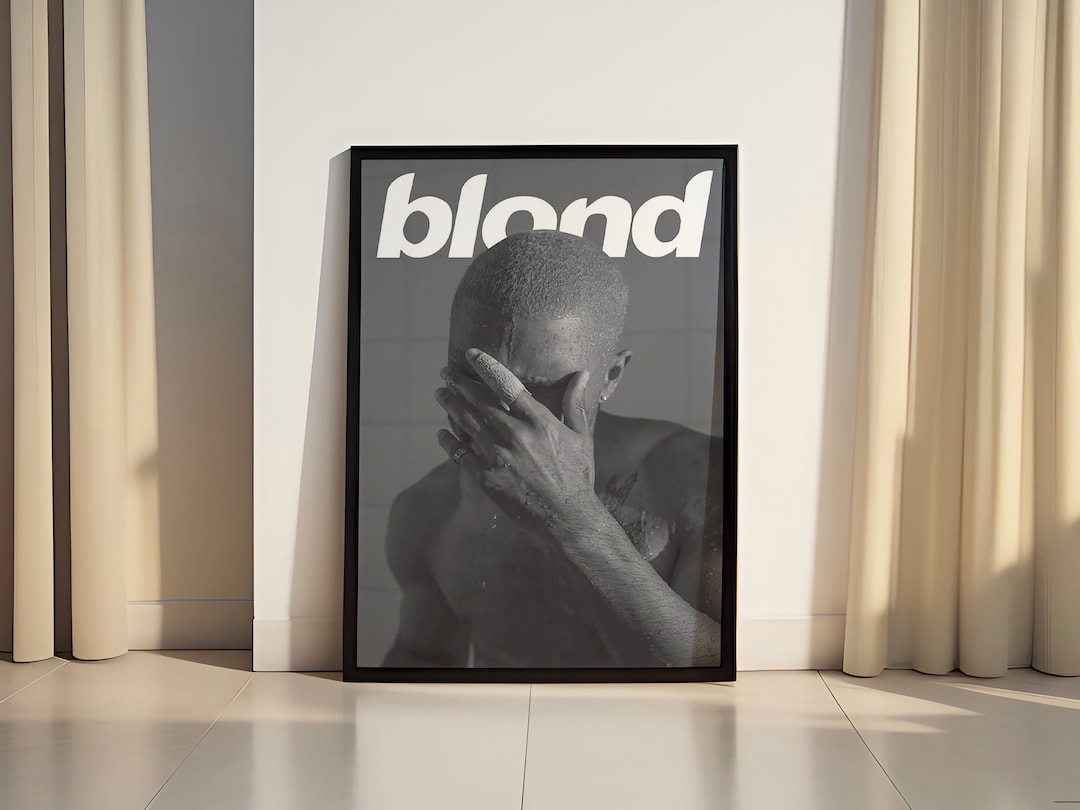 Frank Ocean Blonde Poster, Album Poster, Novacane, Frank Ocean Poster ...