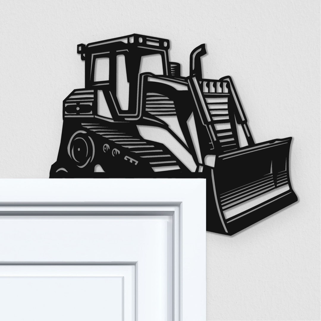 Reversible Bulldozer Door Corner - Bulldozer Door Topper - Construction ...