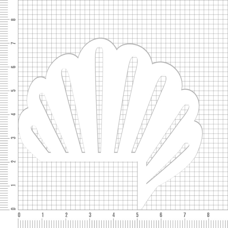 Reversible Sea Shell Door Corner Beach Door Topper Scallop Shell Door ...