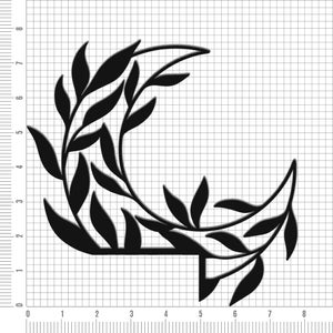 Reversible Floral Moon Door Corner - Fantasy Moon Door Topper - Moon ...