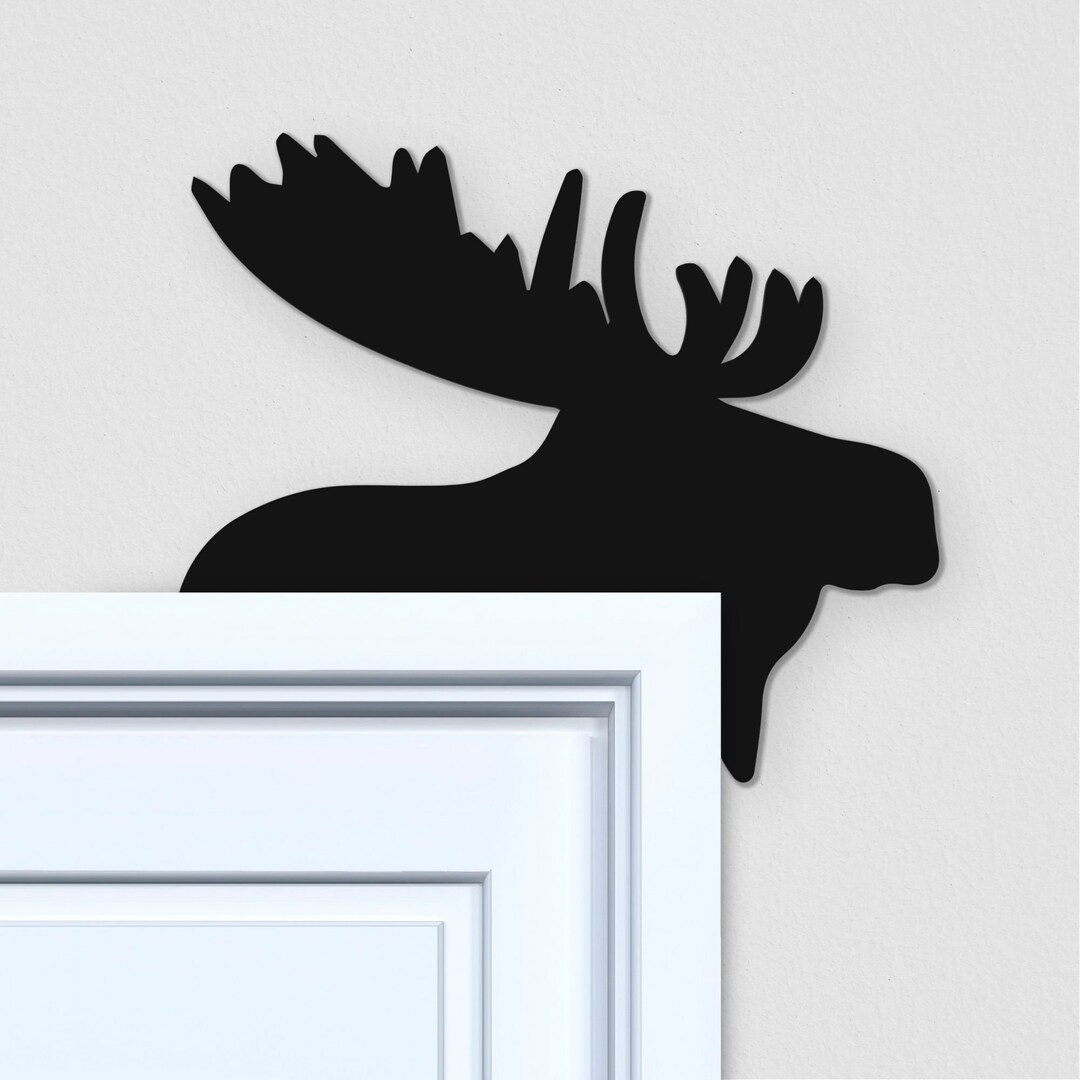 Moose Door and Window Frame Topper - Reversible Moose Door Corner ...