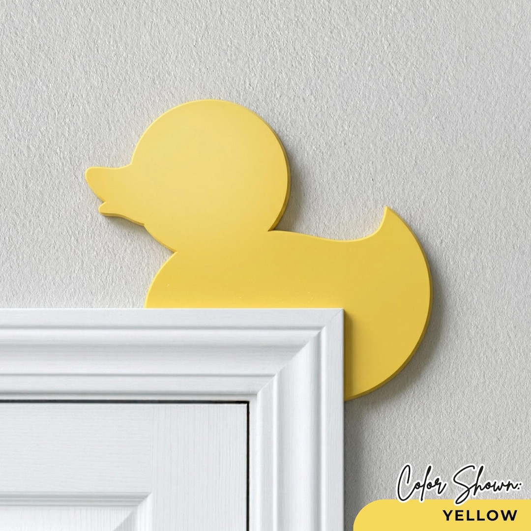 Rubber Ducky Door and Window Frame Topper - Rubber Ducky Bathroom ...
