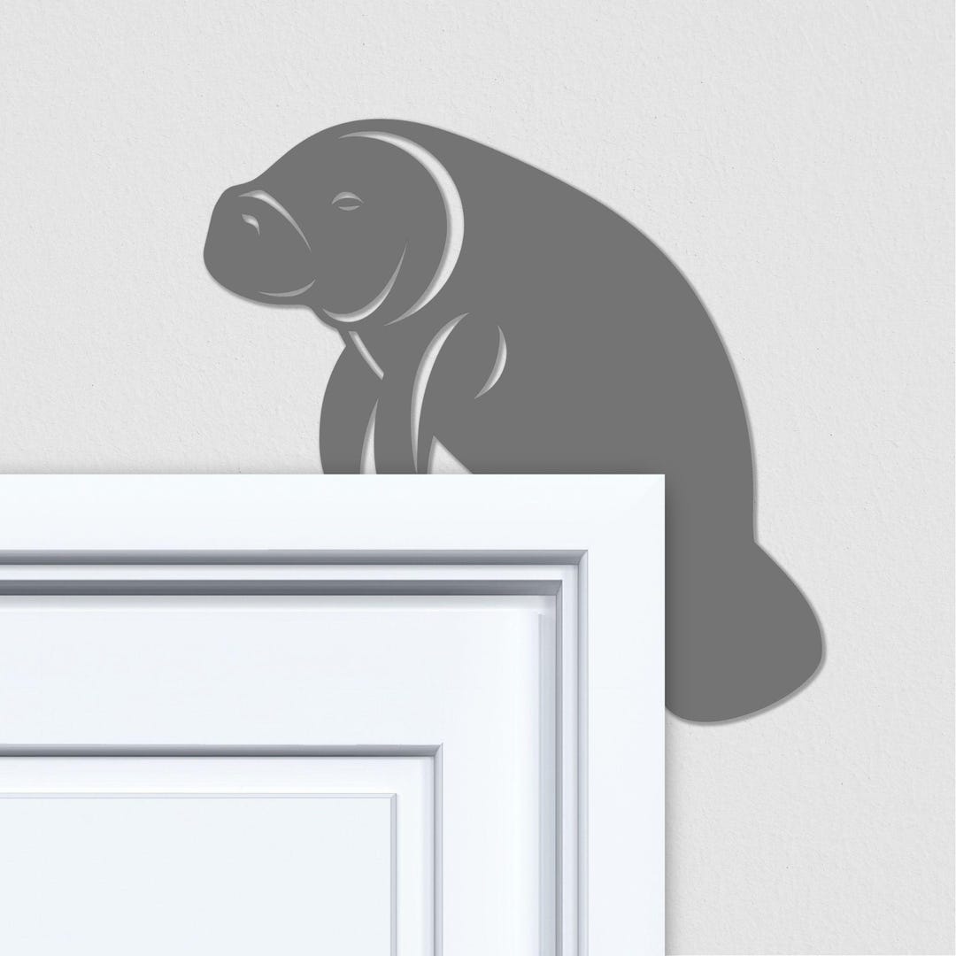 Manatee Door Corner - Manatee Door Topper - Manatee Door Decoration ...