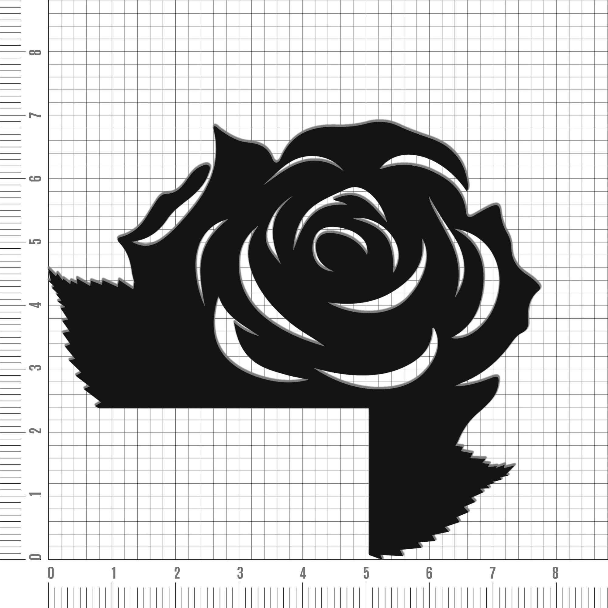 Black Rose Door Topper - Reversible Rose Door Corner - Flower Door ...