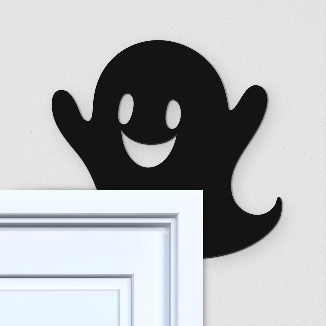 Cute Ghost Door Frame Topper - Ghost Door Corner - Ghost Door Topper ...