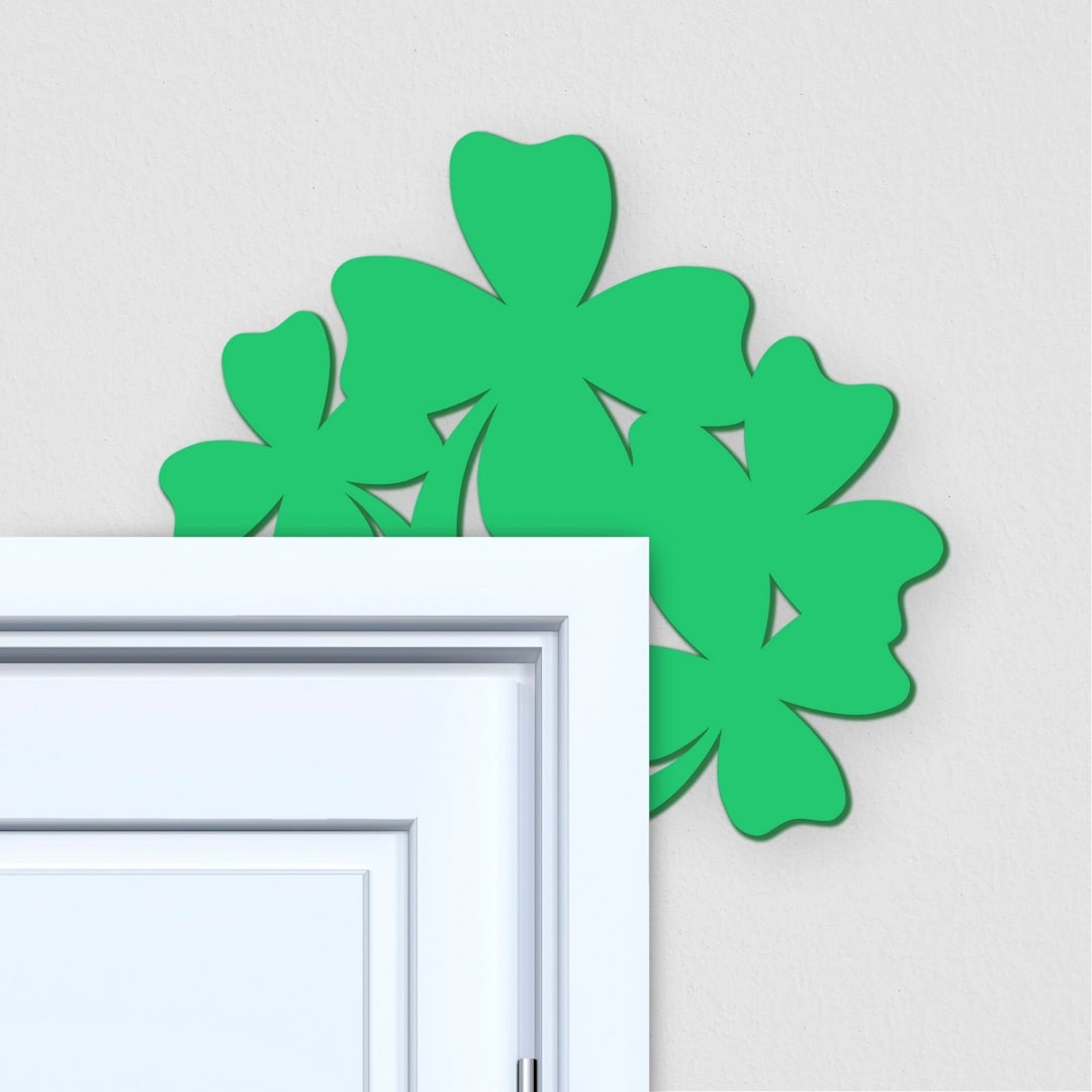 Four Leaf Clover Door Frame Decoration St. Patrick's Day Decorations ...