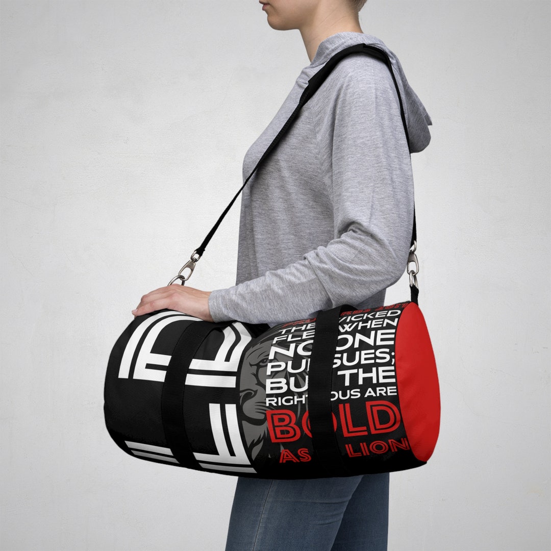 Mens Gym Bag With Bible Verse Duffel Bag for Christian Gift for ...