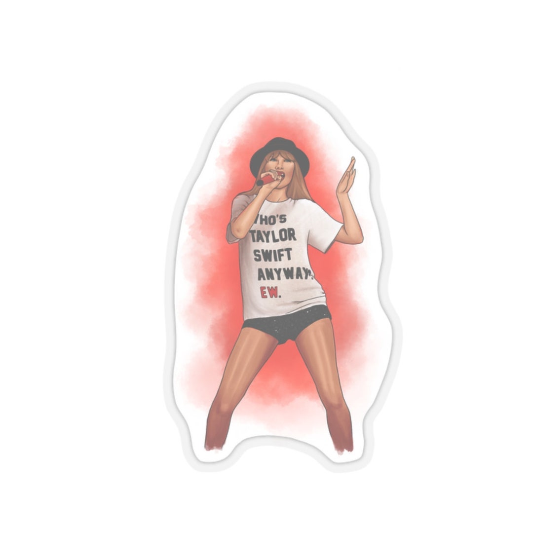 Taylor Swift Red Eras Tour Sticker - Etsy