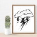 Thunder SVG, Lightning Svg, Storm Svg, Thunder Clipart, Thunder Files ...